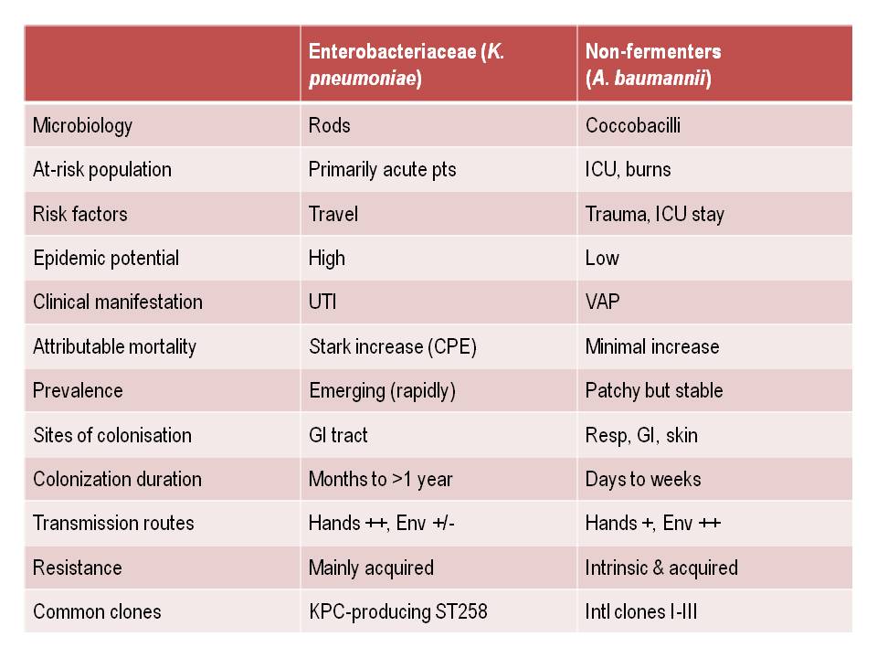 Not all resistant Gram-negative bacteria are created equal ...